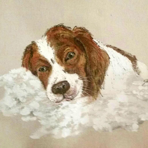 Hand Painted Dogs - Etsy