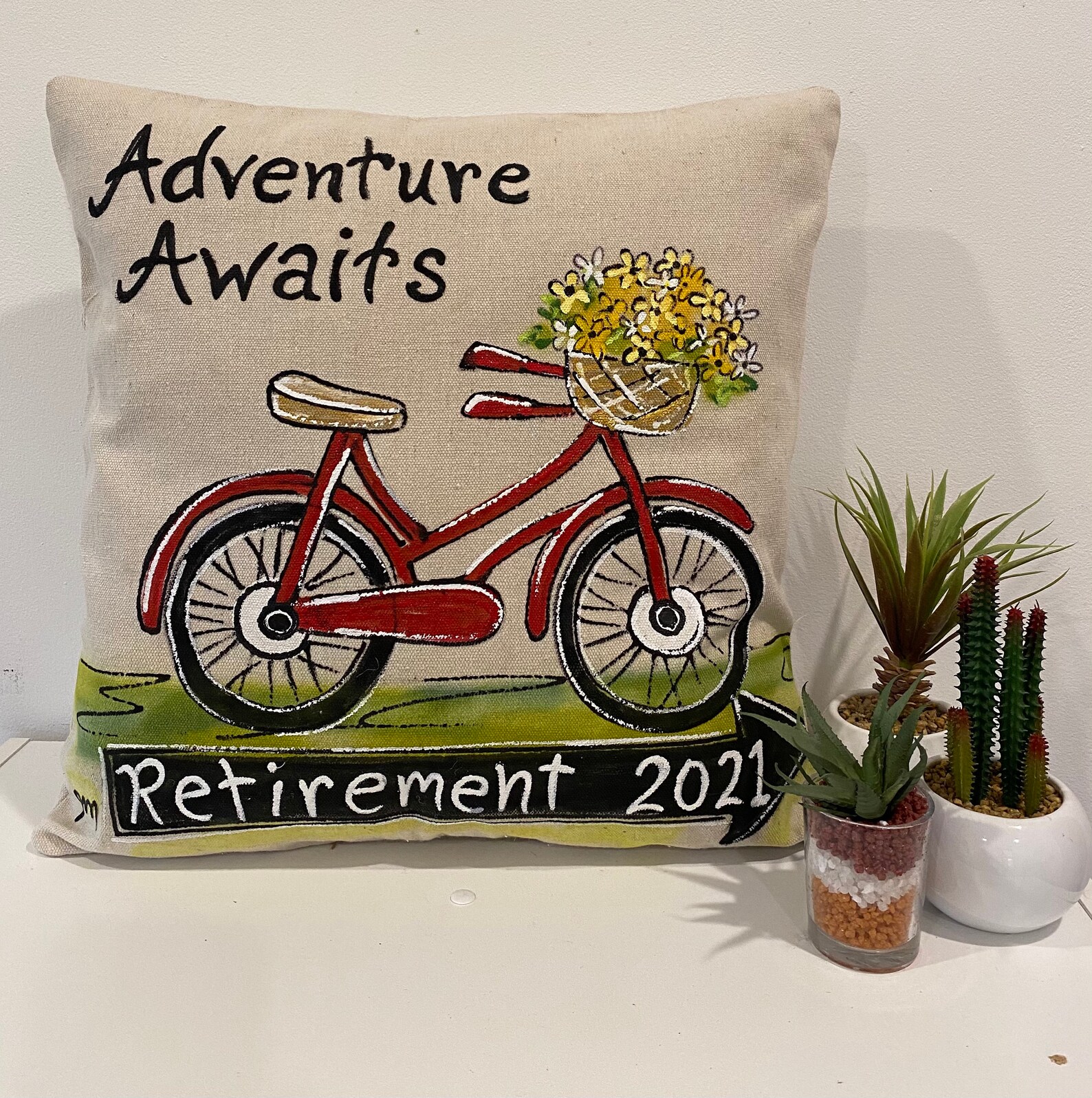 Retirement Personalized Gifts Vintage Bike Basket of - Etsy