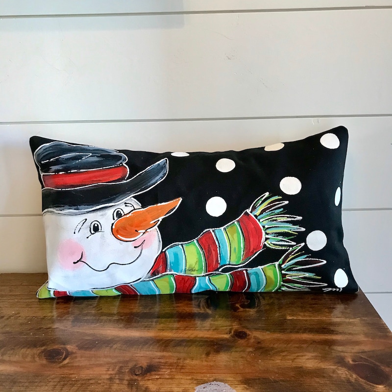 Snowman Pillows - Etsy