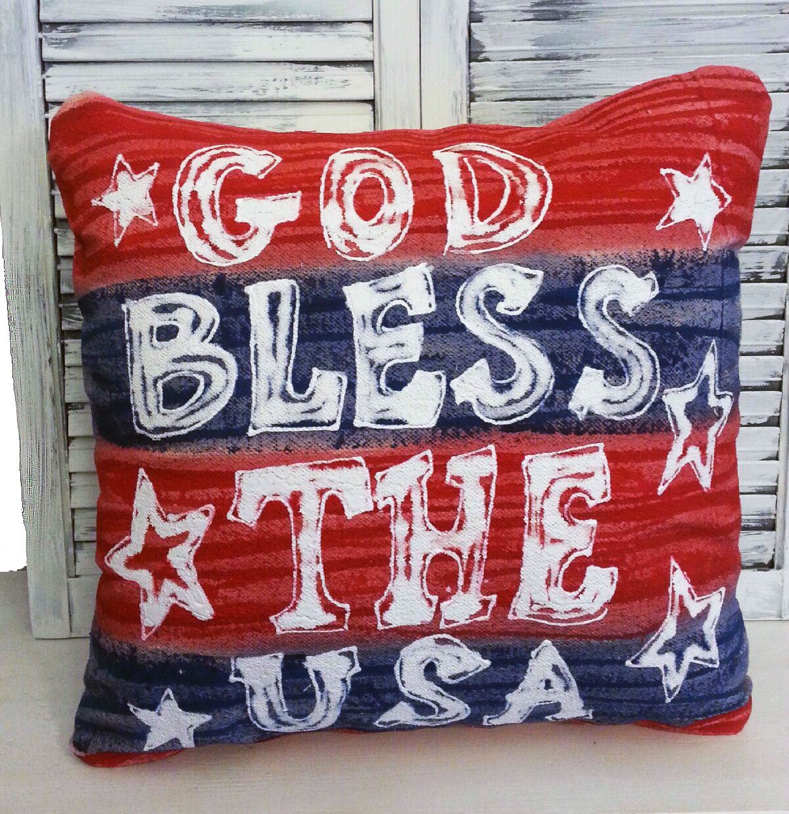 God Bless the USA Blessed Sign Independence Day USA | Etsy
