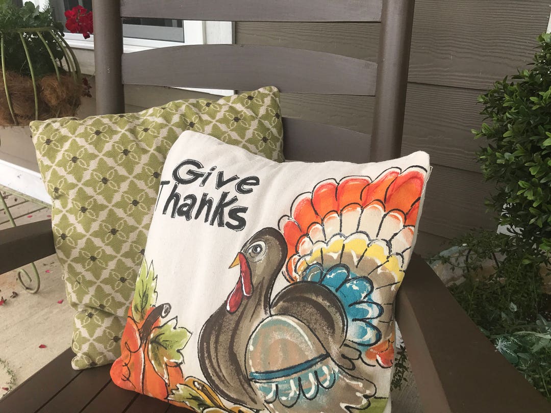 Fall Pillow Cover,turkey Pillow,rocking Chair Pillow,trending Now,new ...