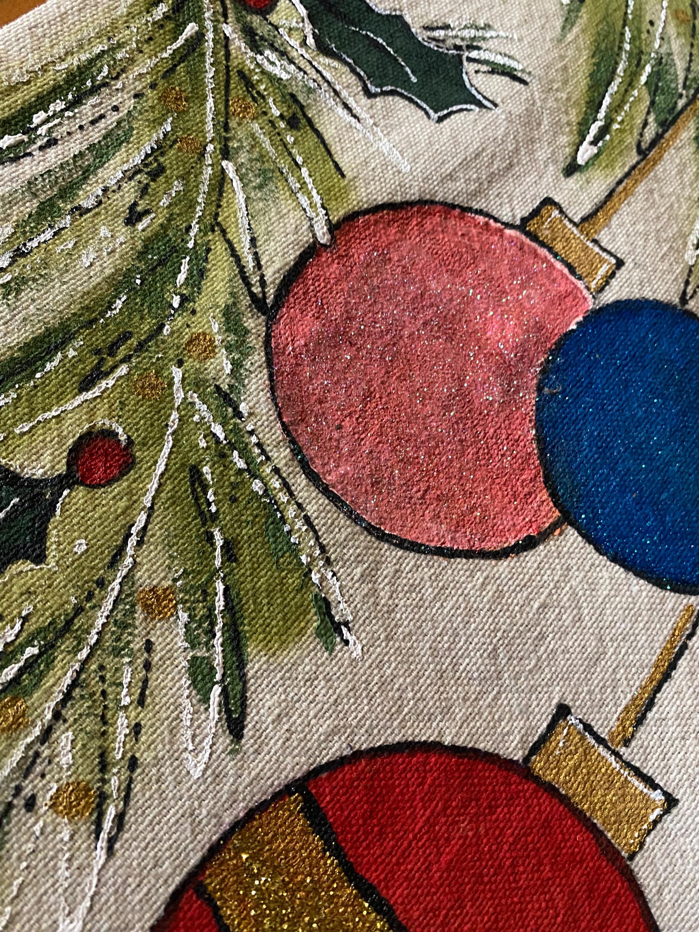 Holiday Linens, Table Runner, Christmas Decorations, Christmas Balls ...