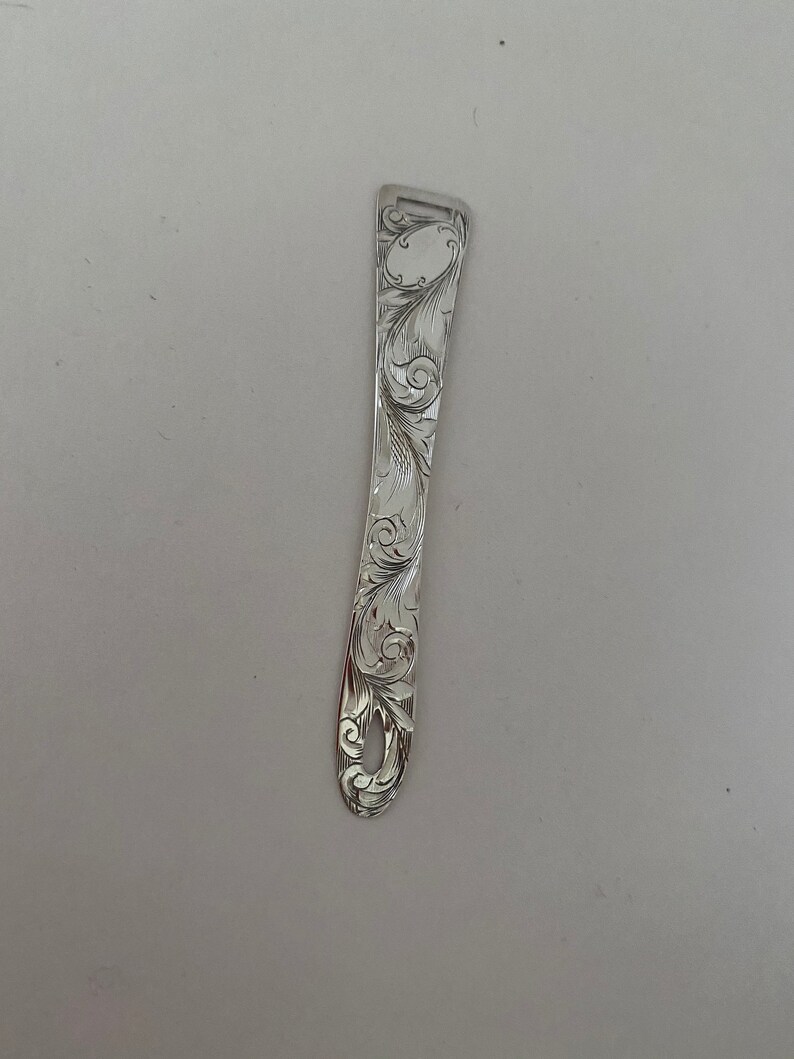 Antiquesterling SILVER BODKIN / Ribbon Threader Set - Etsy