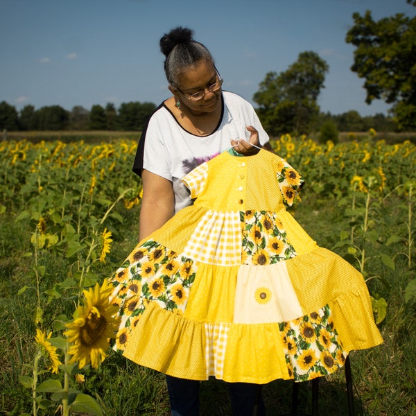 Patchwork Dress - Etsy