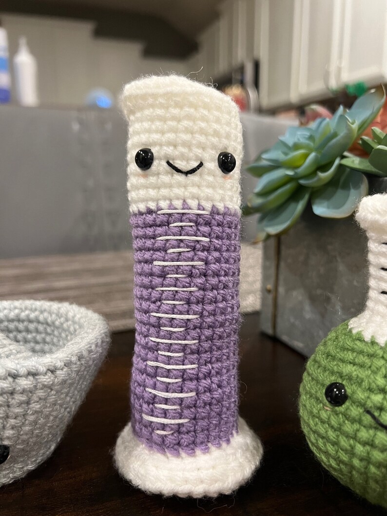 Crochet Chemistry Set, Amigurumi Chemistry Set, Handmade 5-piece ...