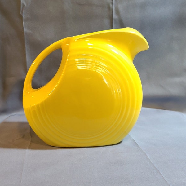 Yellow Ware Pitcher - Etsy