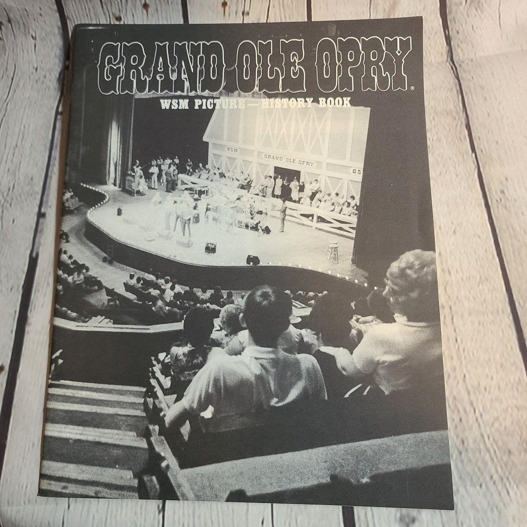 1980's Grand Ole Opry WSM Picture History Souvenir Book - Etsy