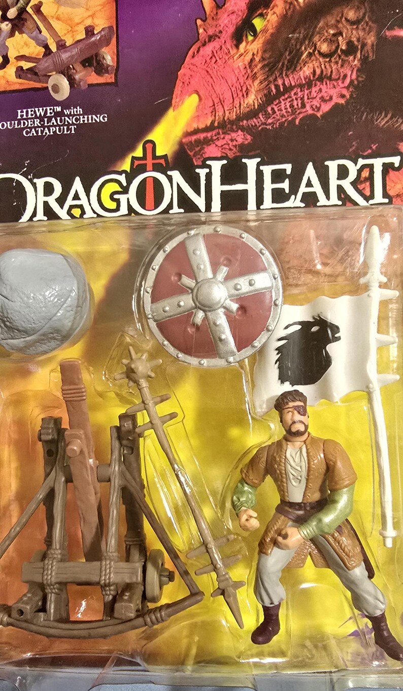 1995 Dragon Heart Hewe Action Figure With Boulder Launching Catapult ...