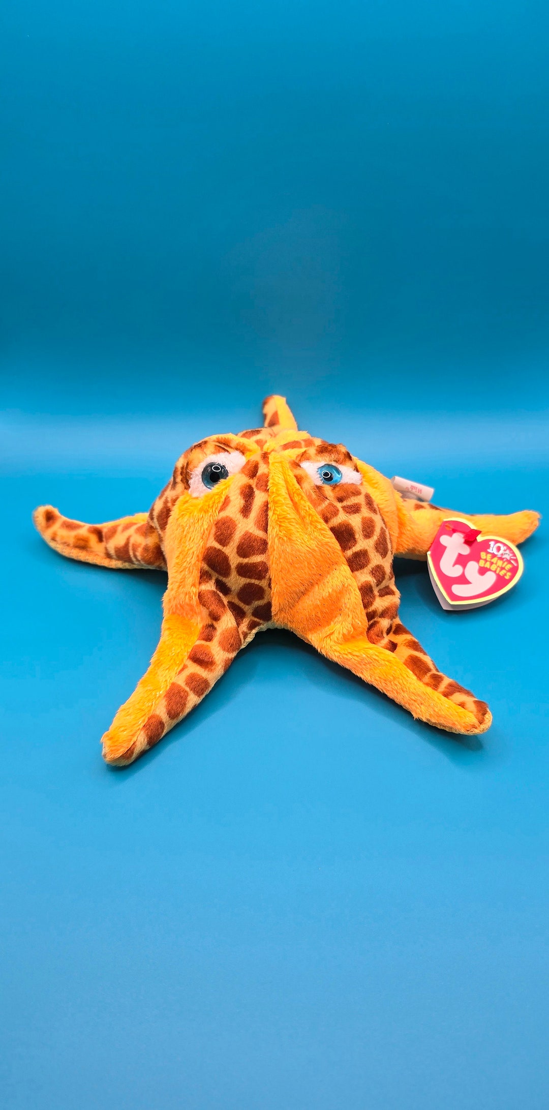 2002 TY Beanie Babies "wish" Starfish December 5, 2002, 10 Year ...