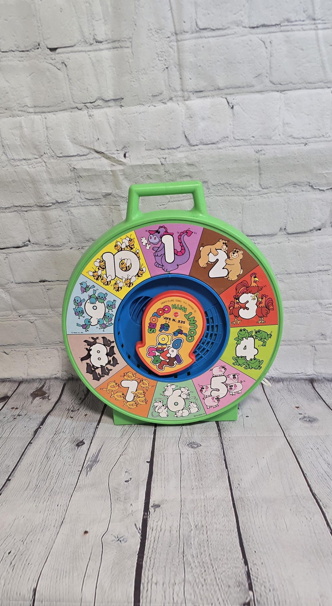 1983 Mattel See N Say Count With Colors Toy - Etsy