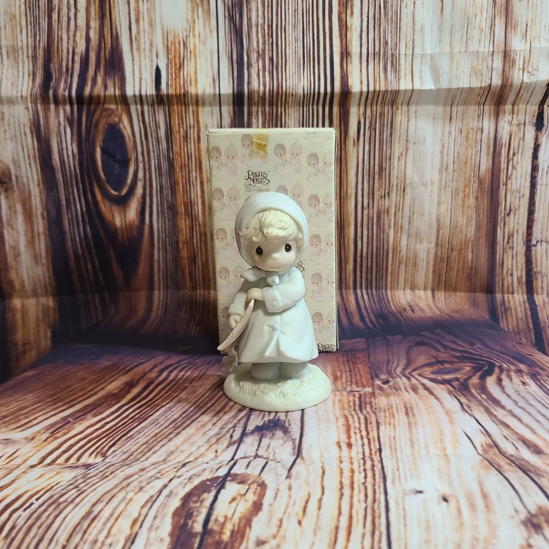 1987 Precious Moments march Figurine - Etsy