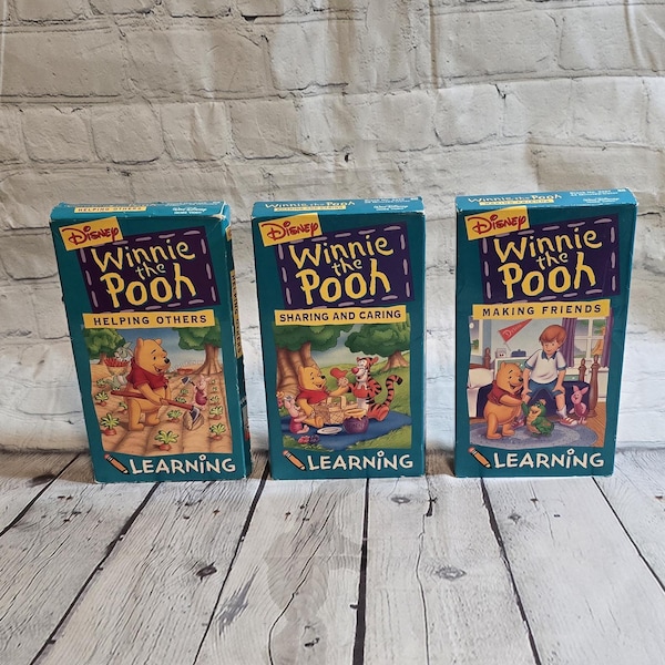 Winnie the Pooh Vhs Tapes - Etsy