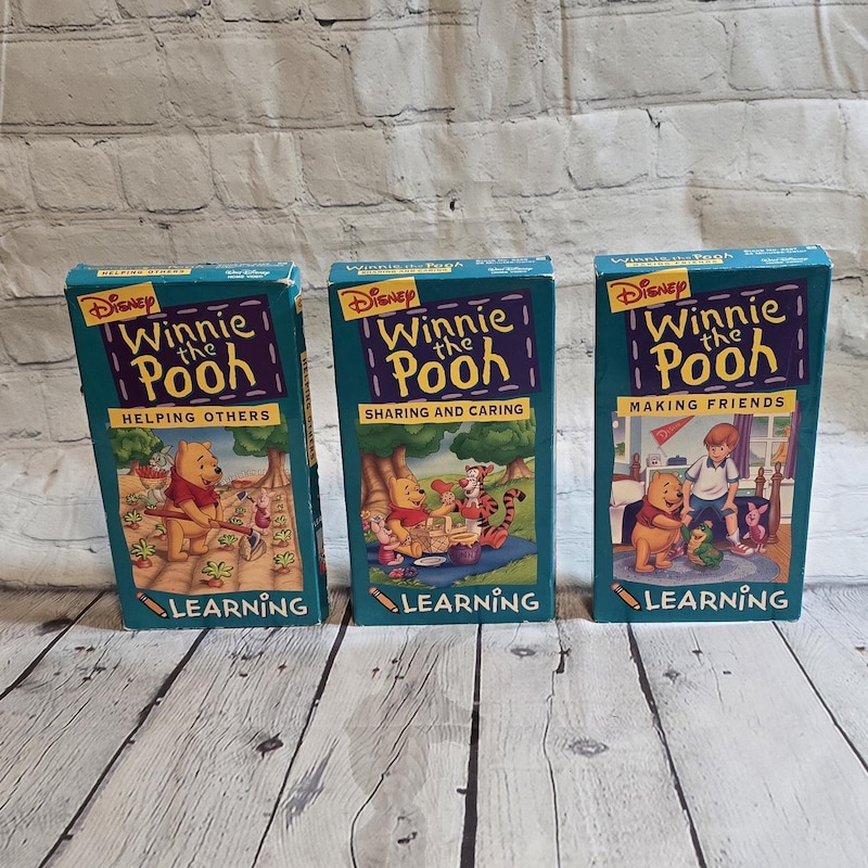 Winnie the Pooh Vhs Tapes - Etsy