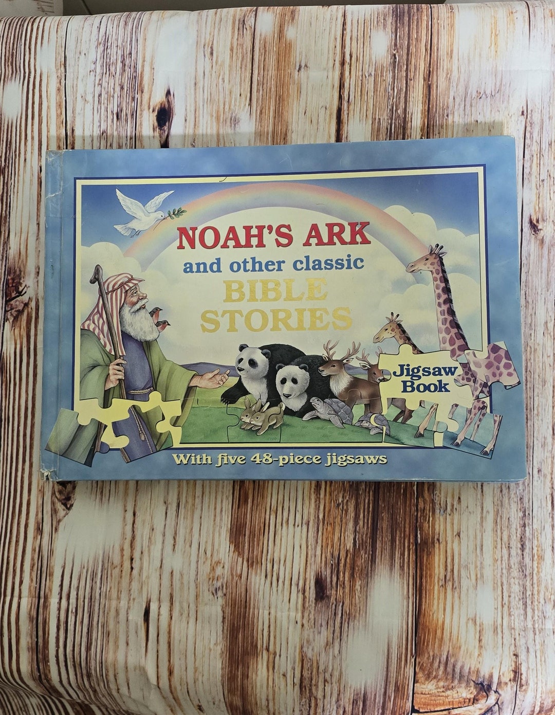 2003 Noah's Ark and Other Bible Stories Jigsaw Puzzle Book Five 48 ...