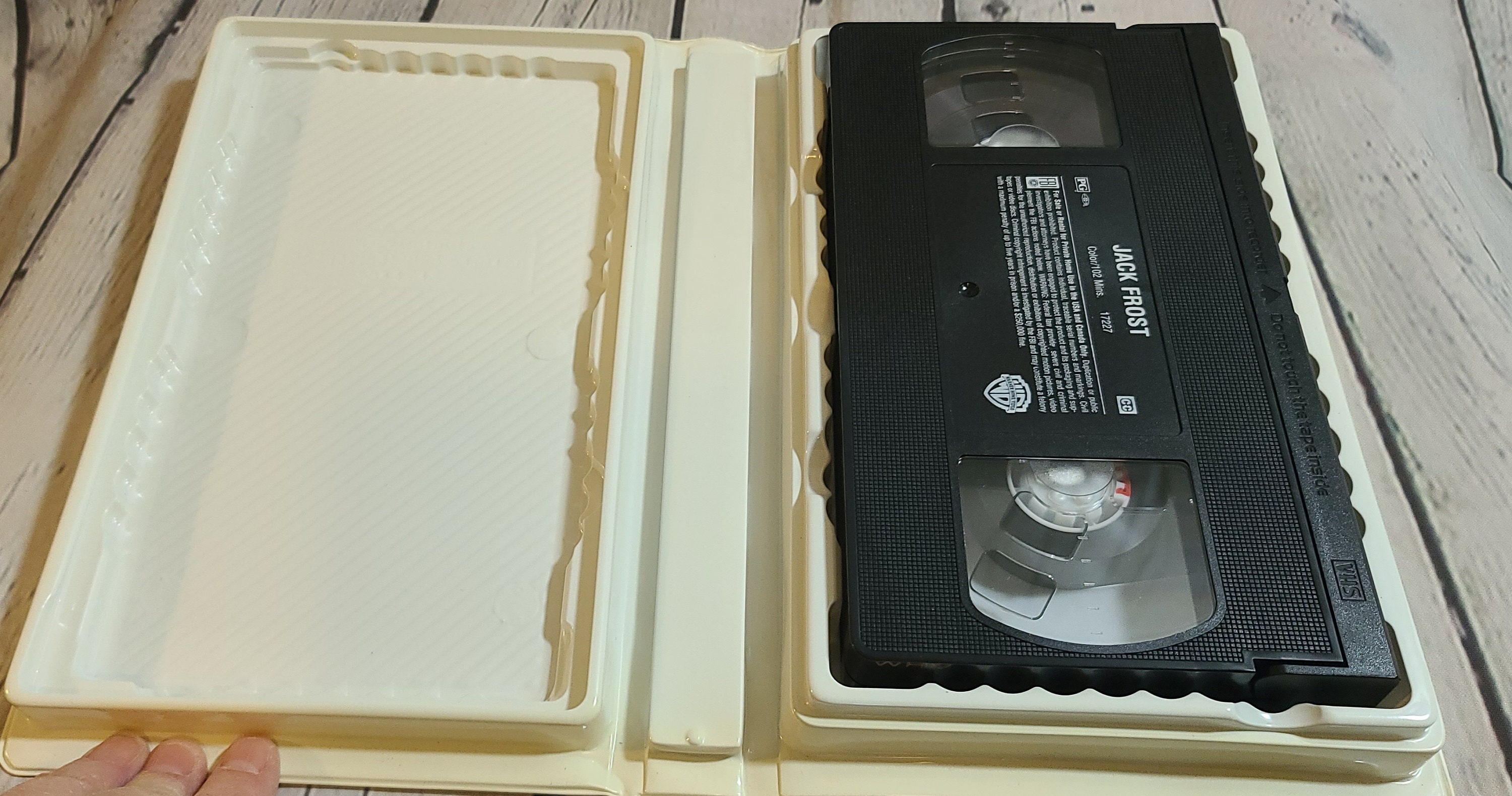 1998 Jack Frost VHS Tape Clamshell Case - Etsy