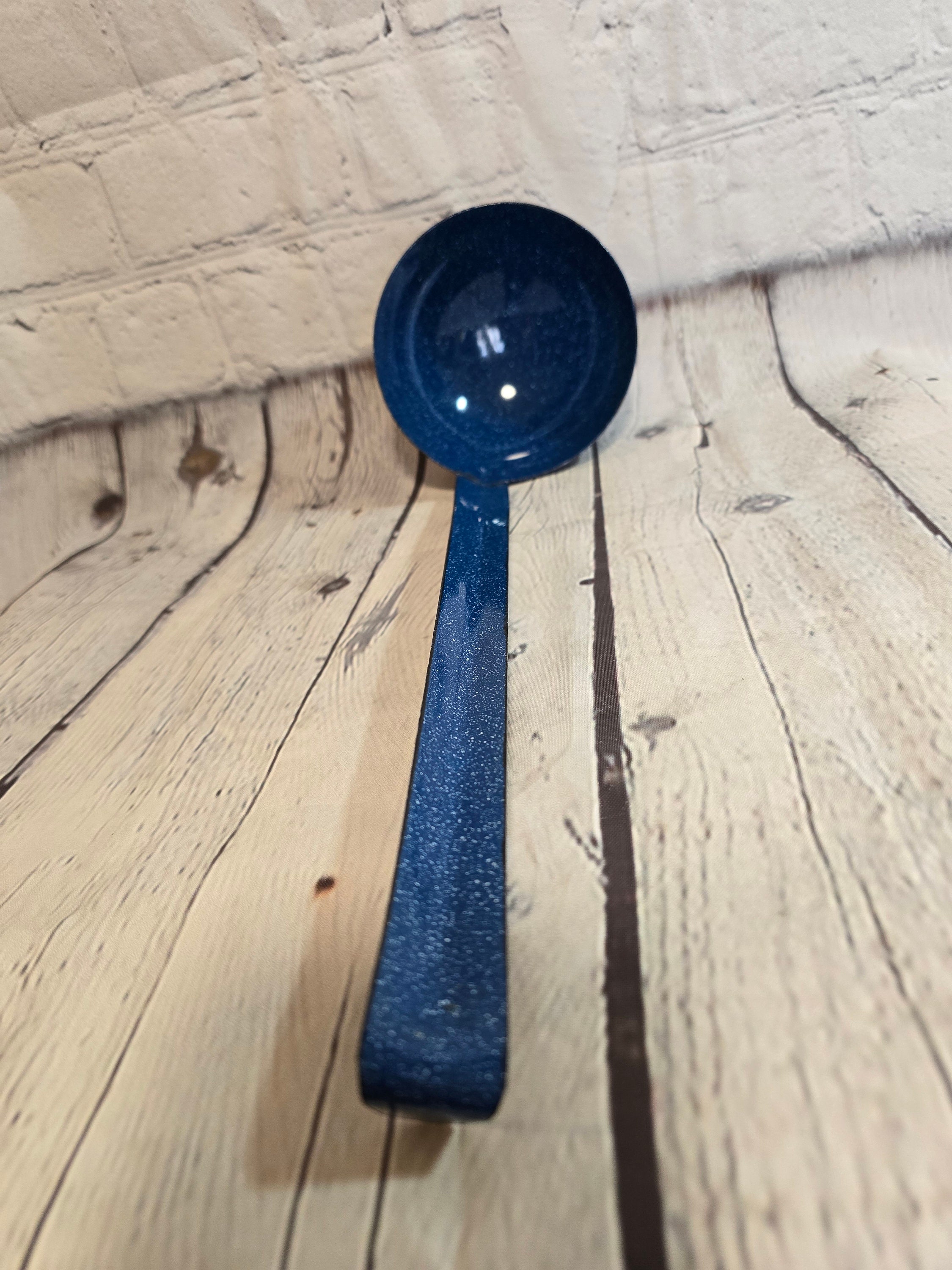 Pre 1960's Blue Speckled Enamelware Ladle 12 Long - Etsy