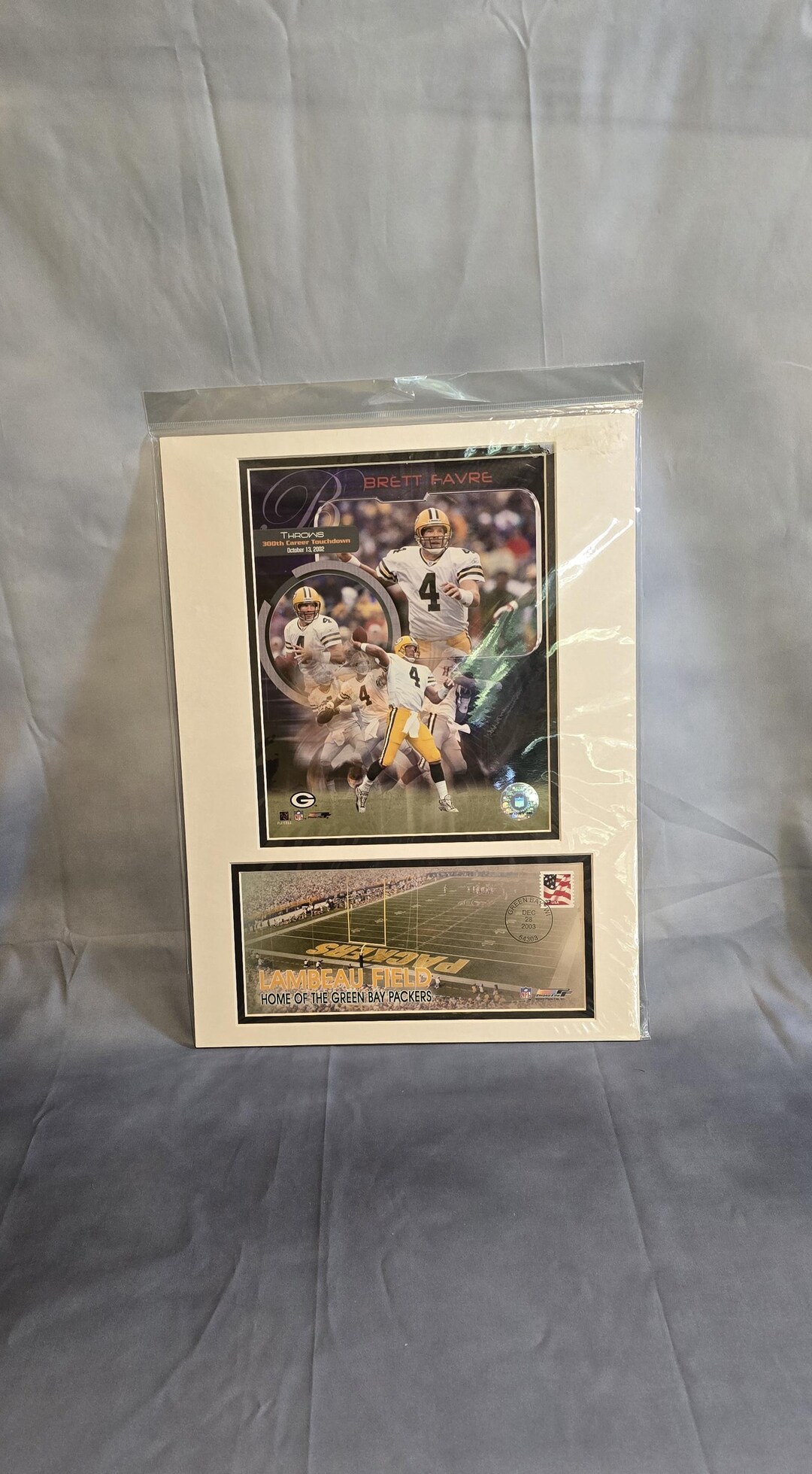 2003 Brett Favre Green Bay Packers 300th Touchdown October 13, 2002 ...