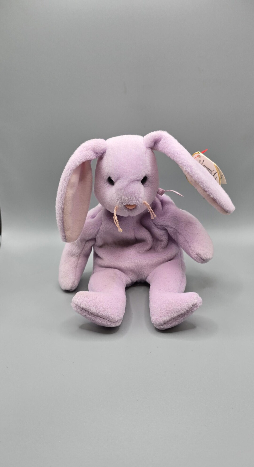 1996 TY Beanie Babies "floppity" Lavender Bunny (rare) May 28, 1996 - Etsy