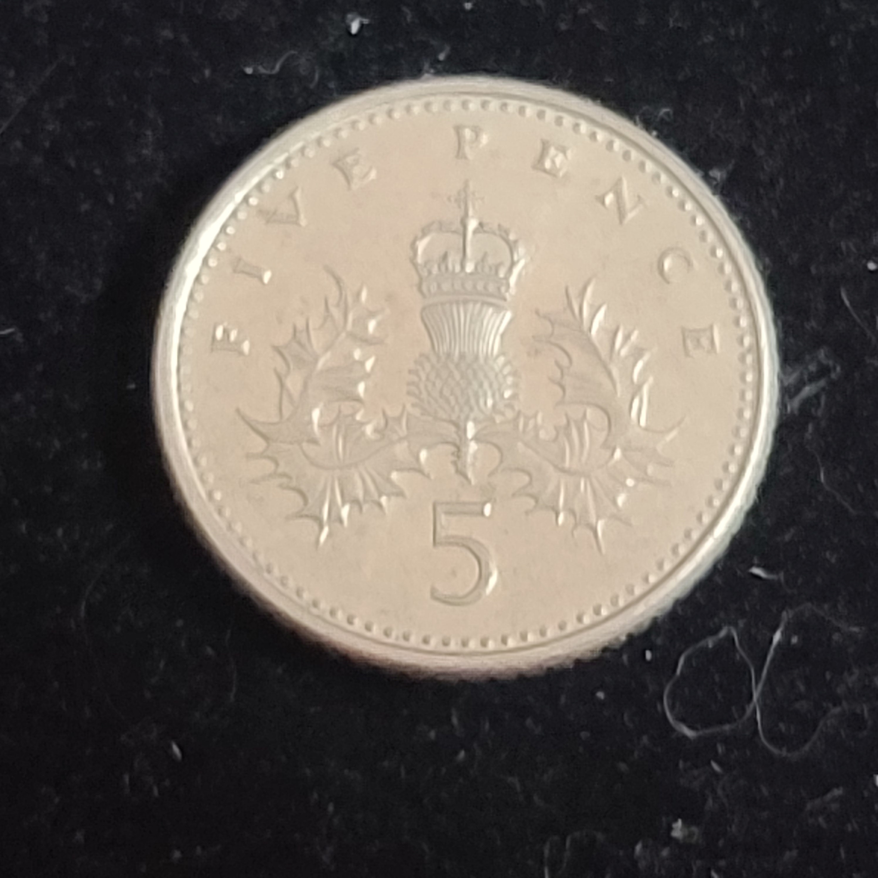 1990 Great Britain 5 Pence Coin - Etsy