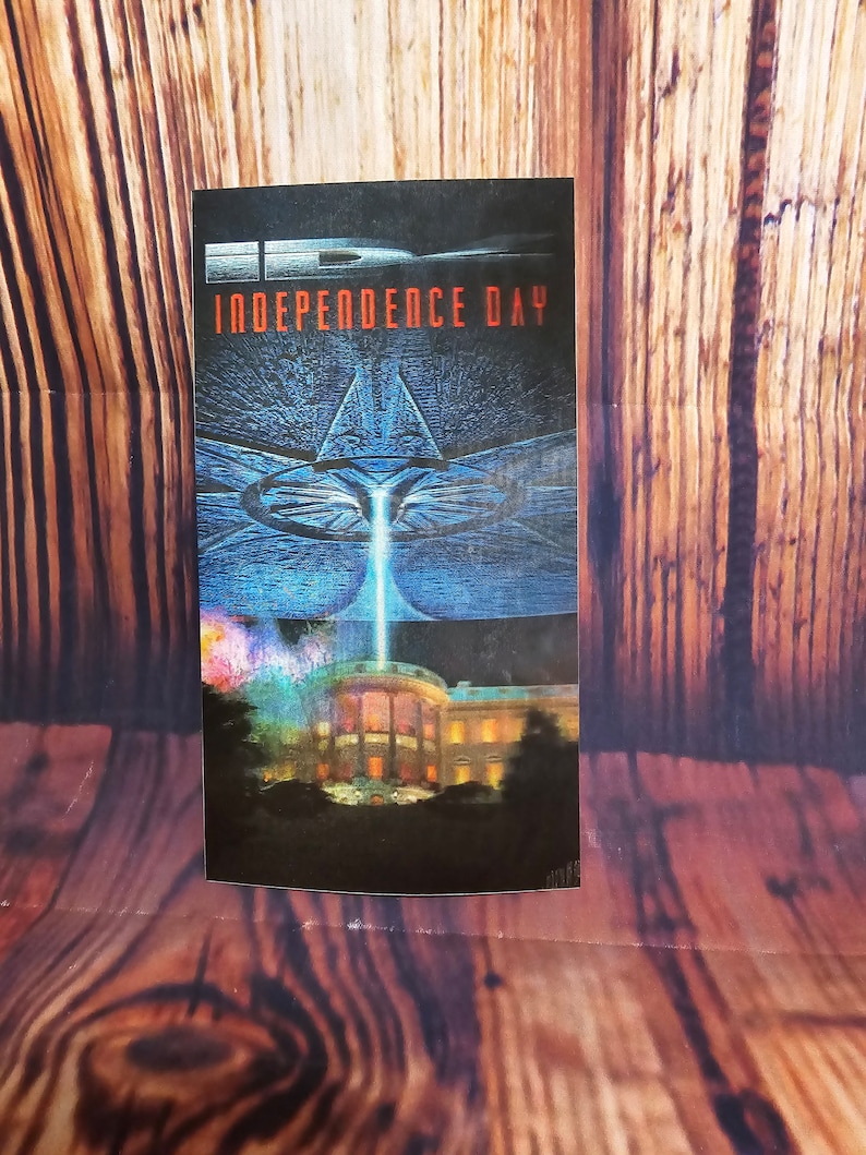 1996 Independence Day ID4 Hologram Promotional Card - Etsy