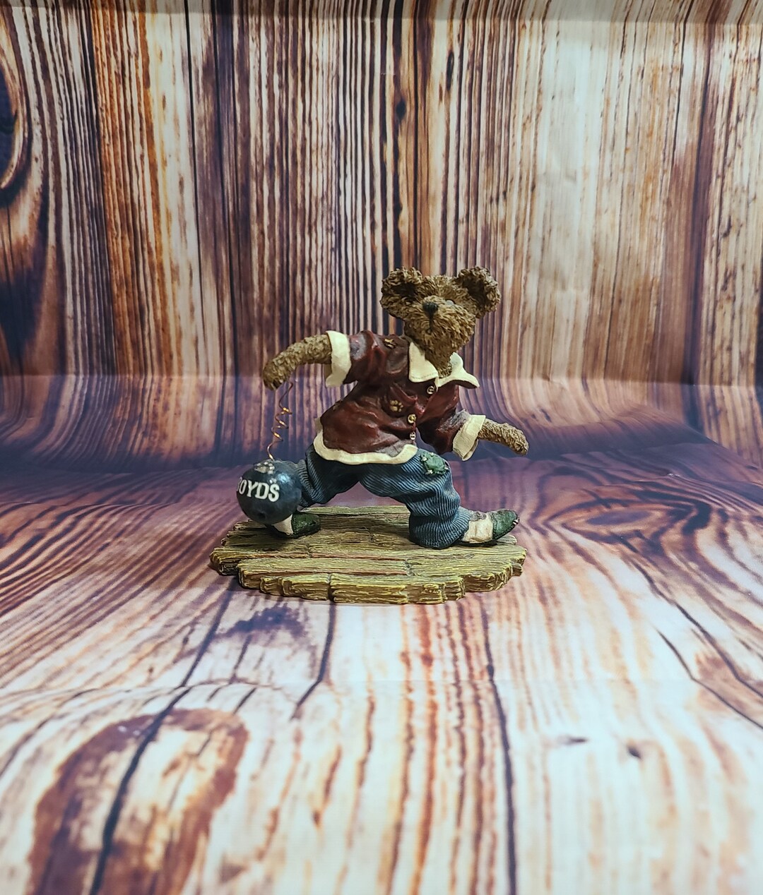 2001 Boyd's Bears and Friends "the Bowler" Style #228358 Figurine - Etsy