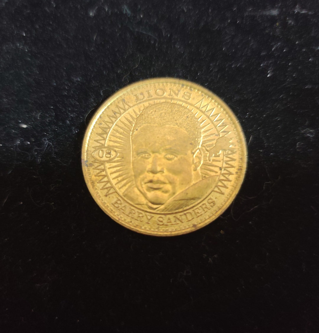 1997 Barry Sanders Pinnacle Q.B. Club Collector Token - Etsy