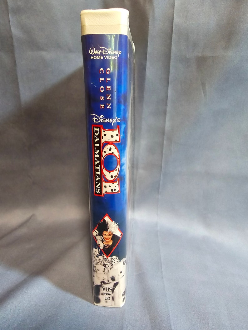 1997 Walt Disney 101 Dalmatians With Glenn Close VHS Tape Clamshell ...