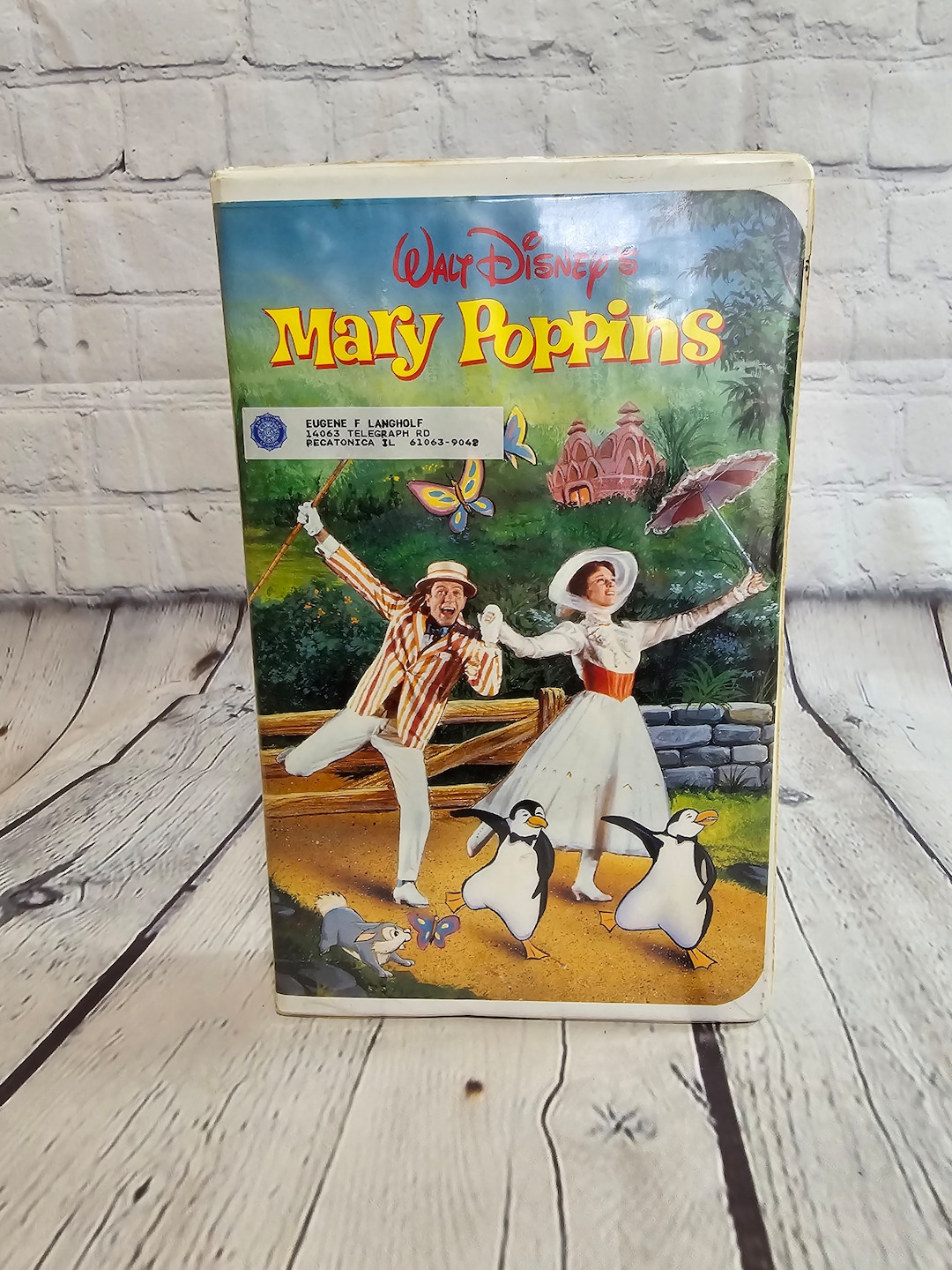 1998 Walt Disney Mary Poppins VHS Tape Clamshell Case 1964 Version - Etsy