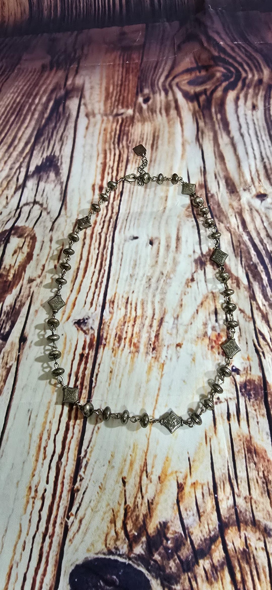 1970's Ralph Lauren Chaps Necklace Etched Rhombus 18" - Etsy