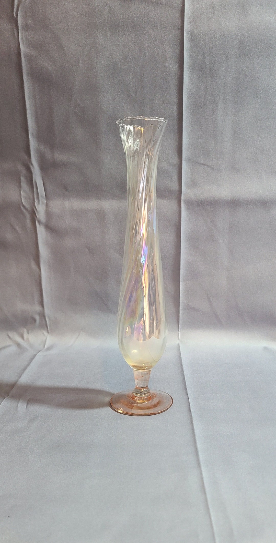 Pre 1940's Pink Depression Glass Bud Vase - Etsy