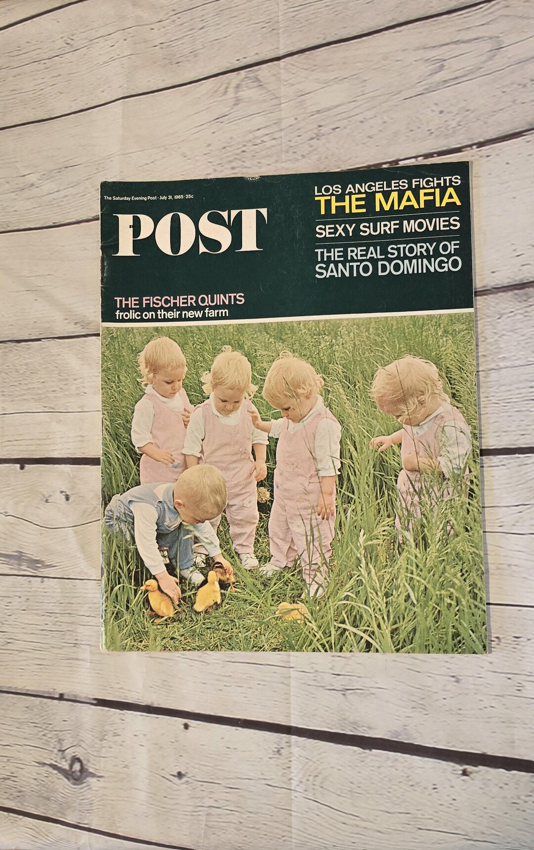 1965 July 31 Post Magazine the Fischer Quints, Sexy Surf Movies, Santo ...