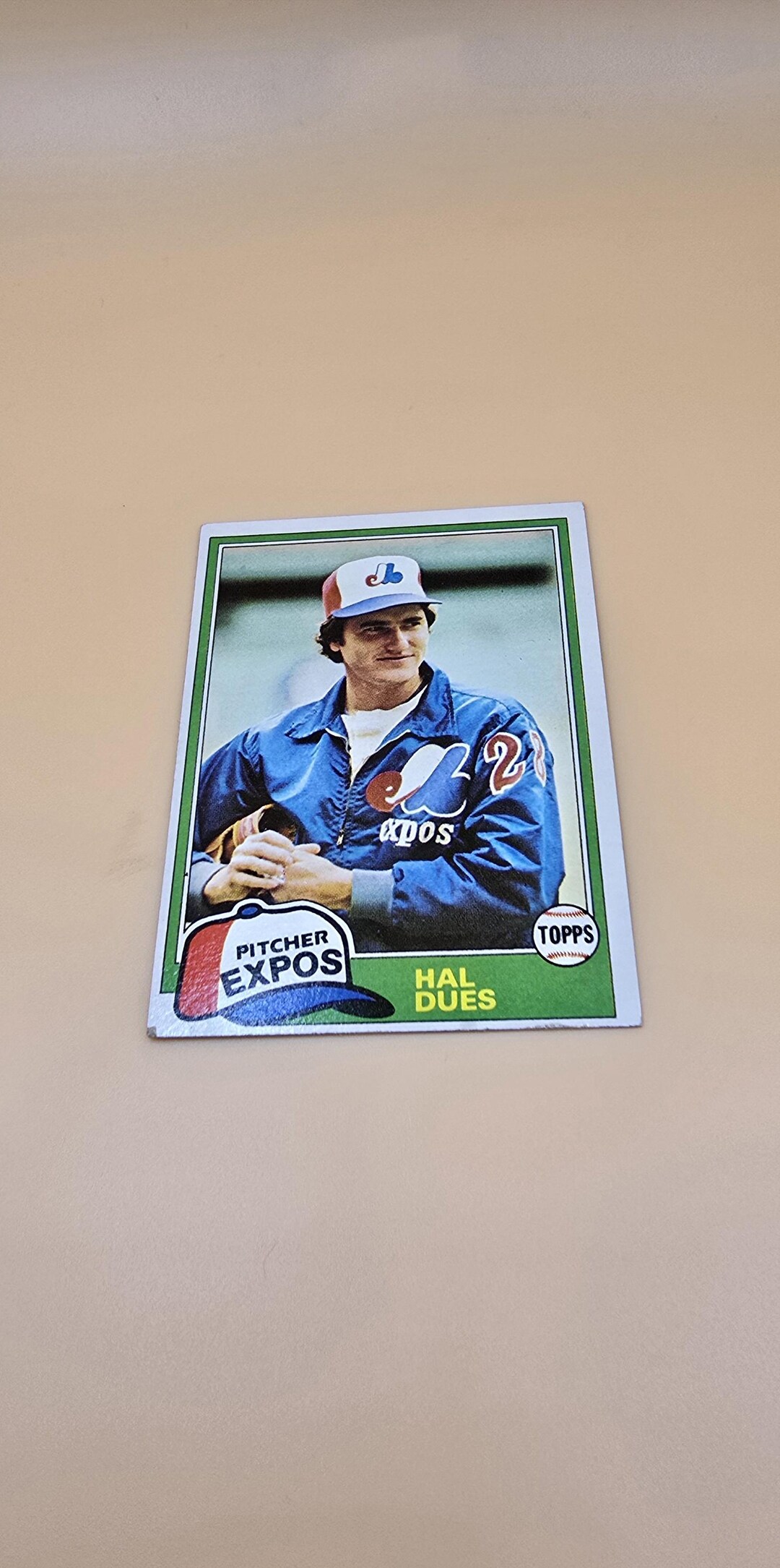 1981 Hal Dues Topps Baseball Card #71 MLB Pitcher Expos - Etsy