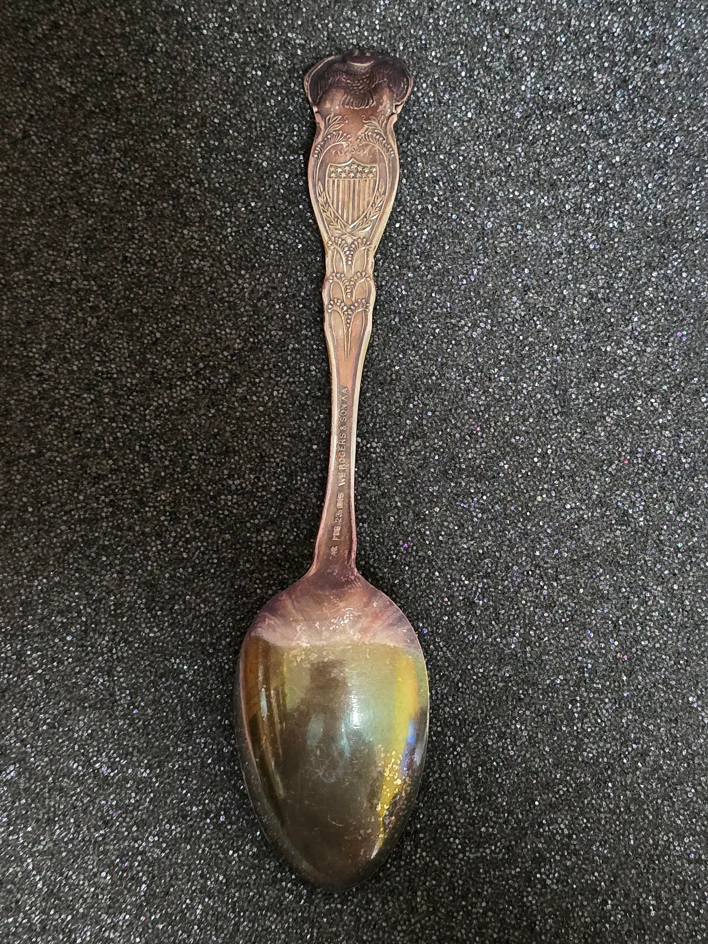 1915 Wm. Rogers and Son Silver Plate State Collector Spoon Maryland ...