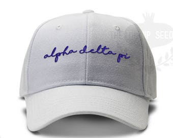 Alpha Delta Pi Baseball Cap - Etsy