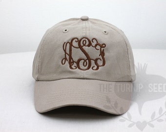 Ladies' Monogram Baseball Cap Custom Color Hat and | Etsy