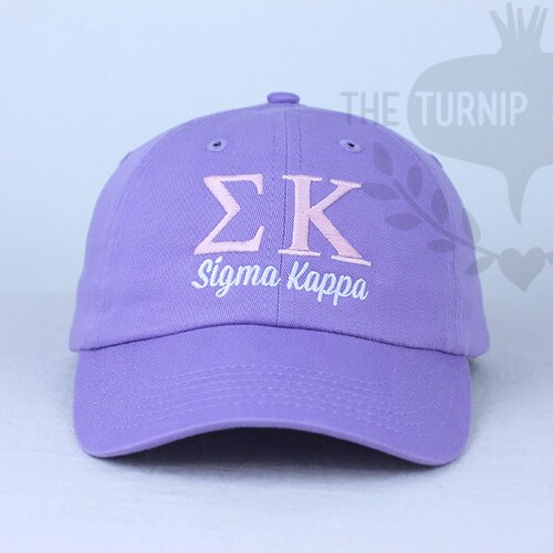 Sigma Kappa Sorority Baseball Cap Custom Color Hat and - Etsy