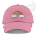 YOUTH Rainbow in the Clouds Cute Cheerful Spring Baseball Cap - Low ...