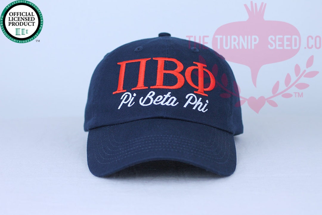 Pi Beta Phi Sorority Baseball Cap - Custom Color Hat and Embroidery. - Etsy