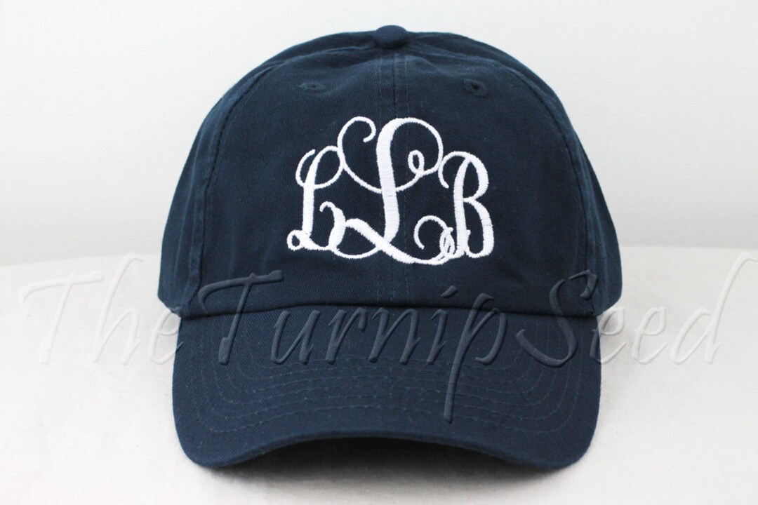 Ladies' Infinity Monogram Baseball Cap - Custom Color Hat and ...