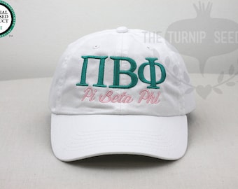 Pi Beta Phi Sorority Baseball Cap Custom Color Hat and | Etsy