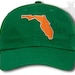 Florida State Baseball Cap Outline State Design - Etsy