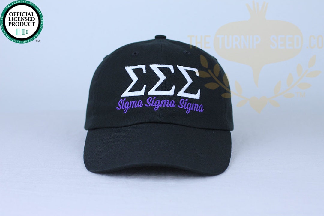 Sigma Sigma Sigma Baseball Cap Custom Color Hat and - Etsy