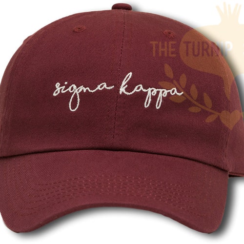 Sigma Kappa Sorority Baseball Cap Custom Color Hat and - Etsy