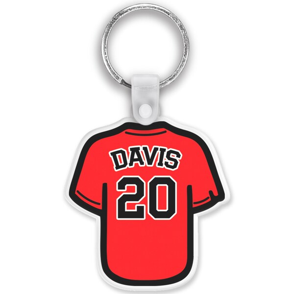 Baseball Keychain - Etsy