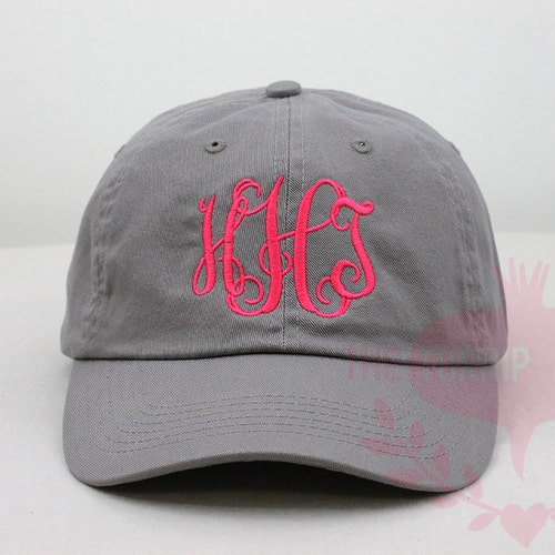 Ladies' Monogram Baseball Cap Custom Color Hat and - Etsy