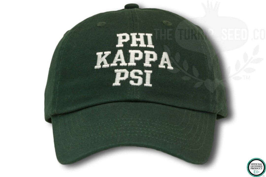 Phi Kappa Psi Fraternity Baseball Cap - Custom Color Hat and Embroidery ...