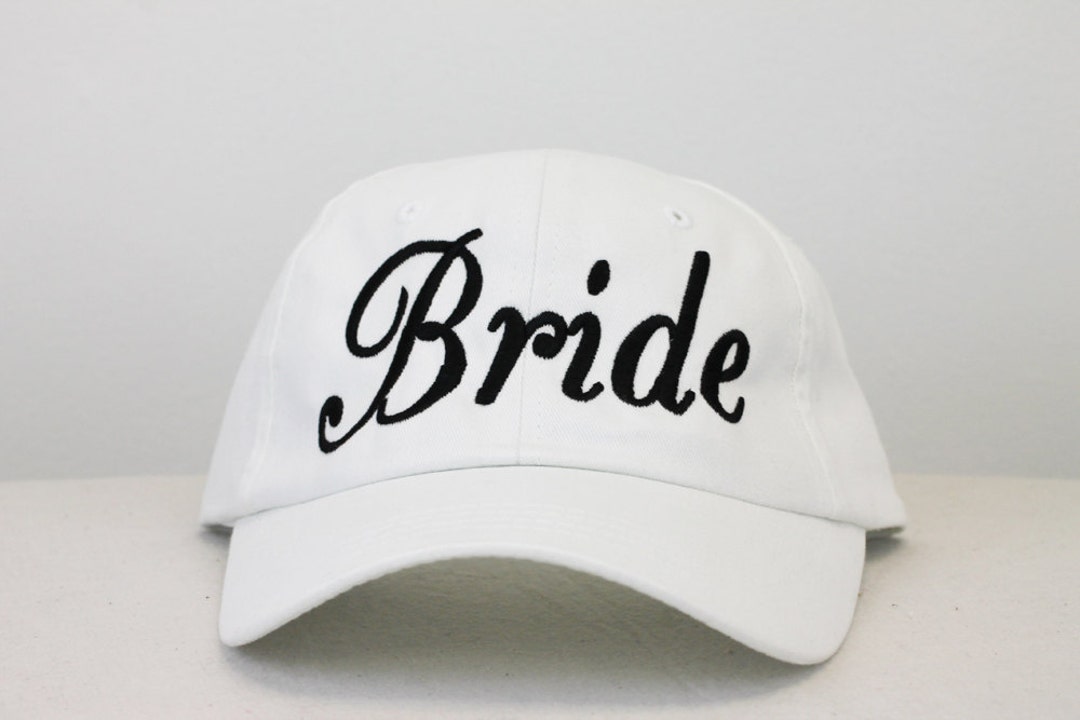 Wedding Bride Embroidered Baseball Cap - Etsy