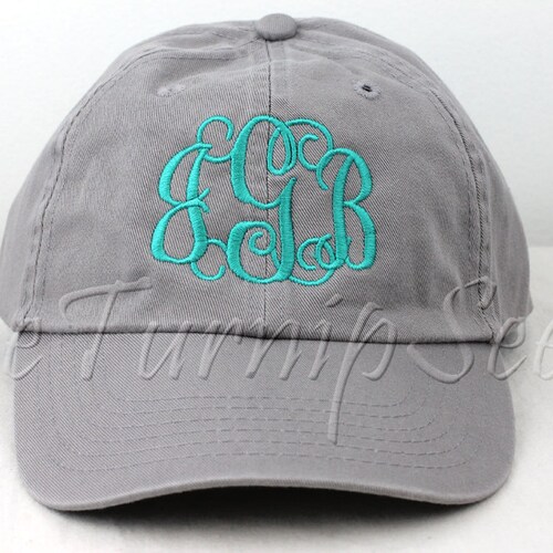 Ladies' Monogram Baseball Cap Custom Color Hat and - Etsy