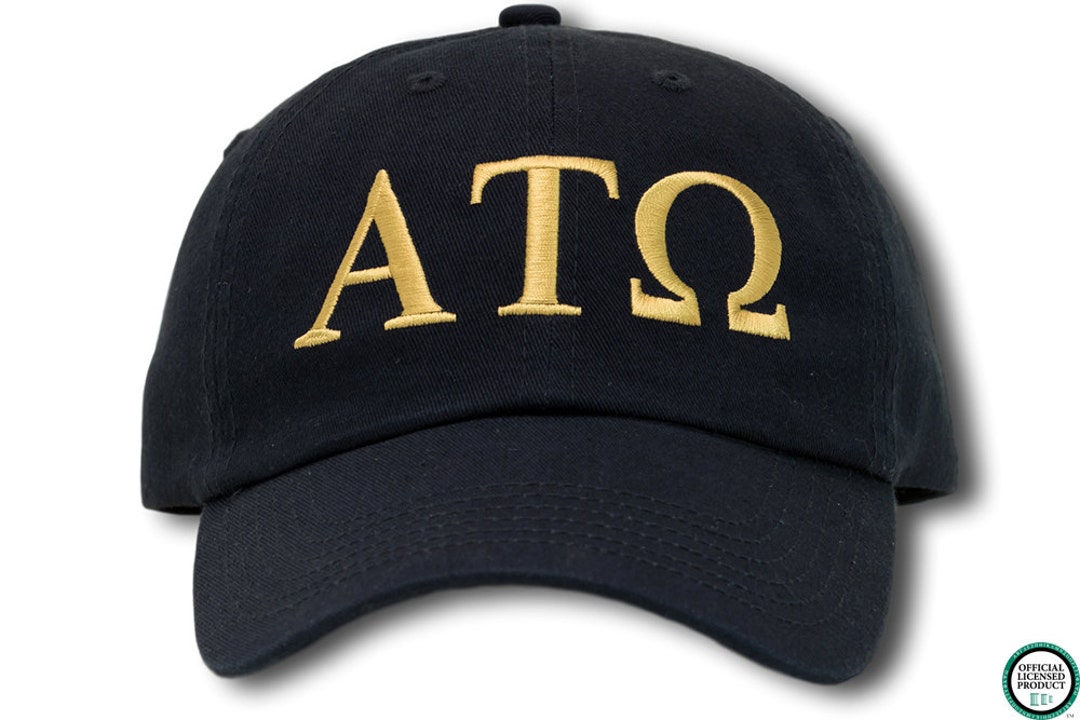 Alpha Tau Omega Baseball Cap - Custom Color Hat and Embroidery. - Etsy