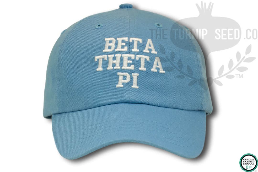 Beta Theta Pi Fraternity Baseball Cap - Custom Color Hat and Embroidery ...